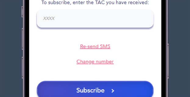 You will receive a verification code via SMS, enter the code and click ...