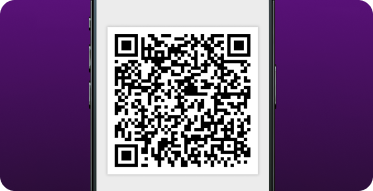 Scan the QR code with your mobile (available only for Android)